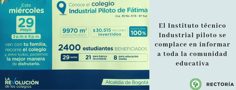 NoticiasGeneral | Instituto Técnico Industrial Piloto IED